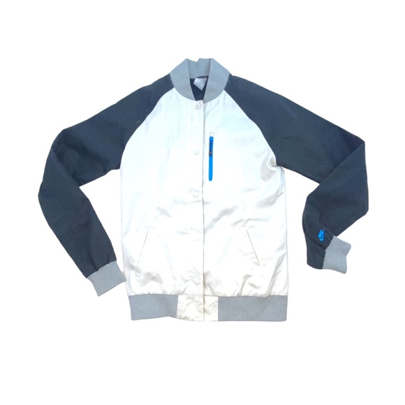 Nike | Jackets & Coats | Nike Sports Wear Hi Tech Letterman Styled ...